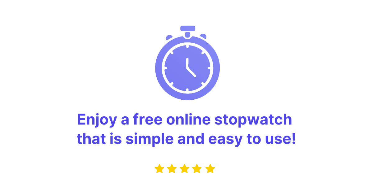 Online Stopwatch