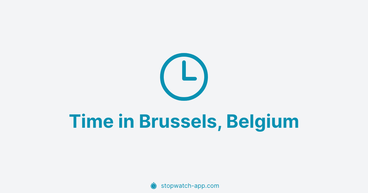 Current Local Time in Brussels, Belgium