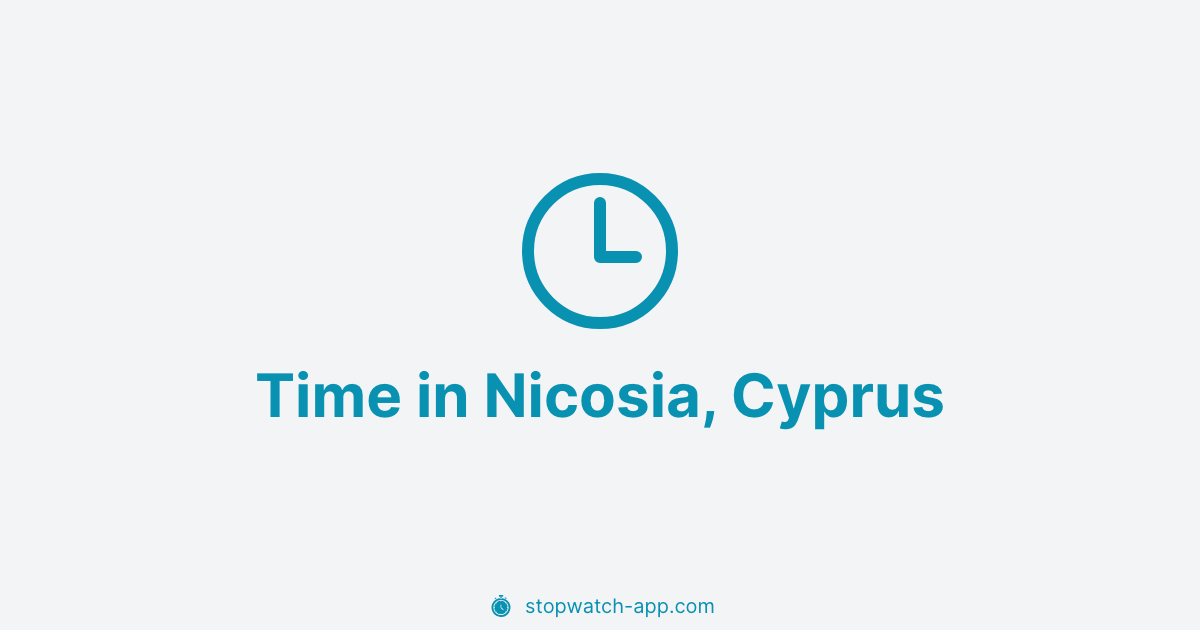 Current Local Time in Nicosia, Cyprus