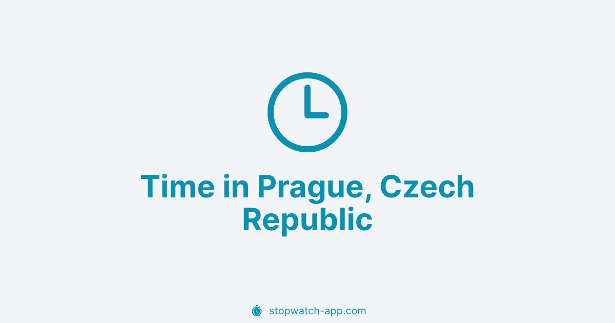 Current Local Time in Prague, Czech Republic
