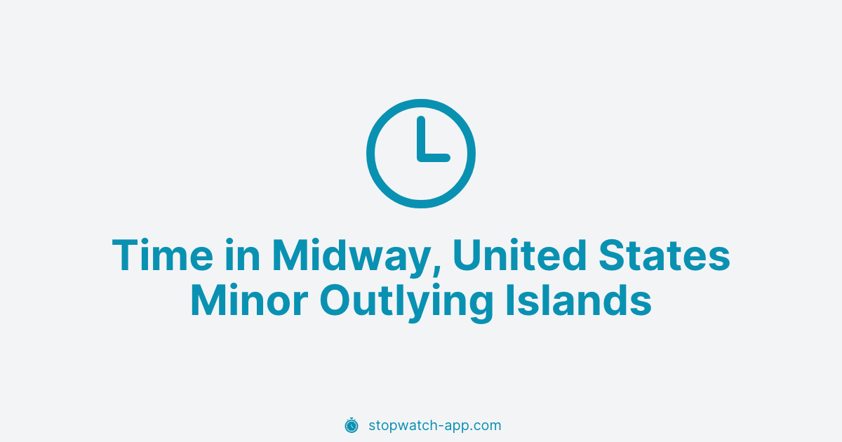 Current Local Time in Midway, United States Minor Outlying Islands ...