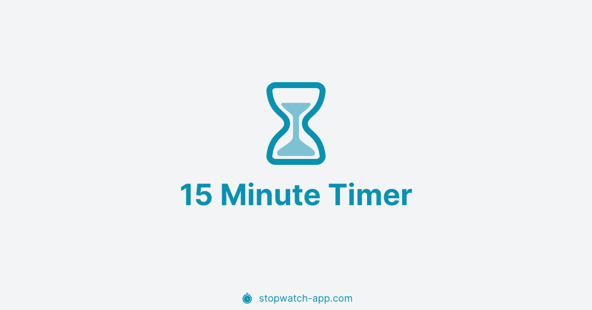 15 Minute Timer