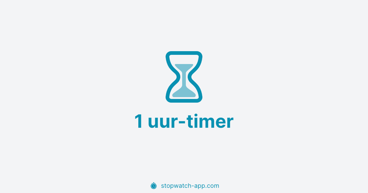 1 uur-timer