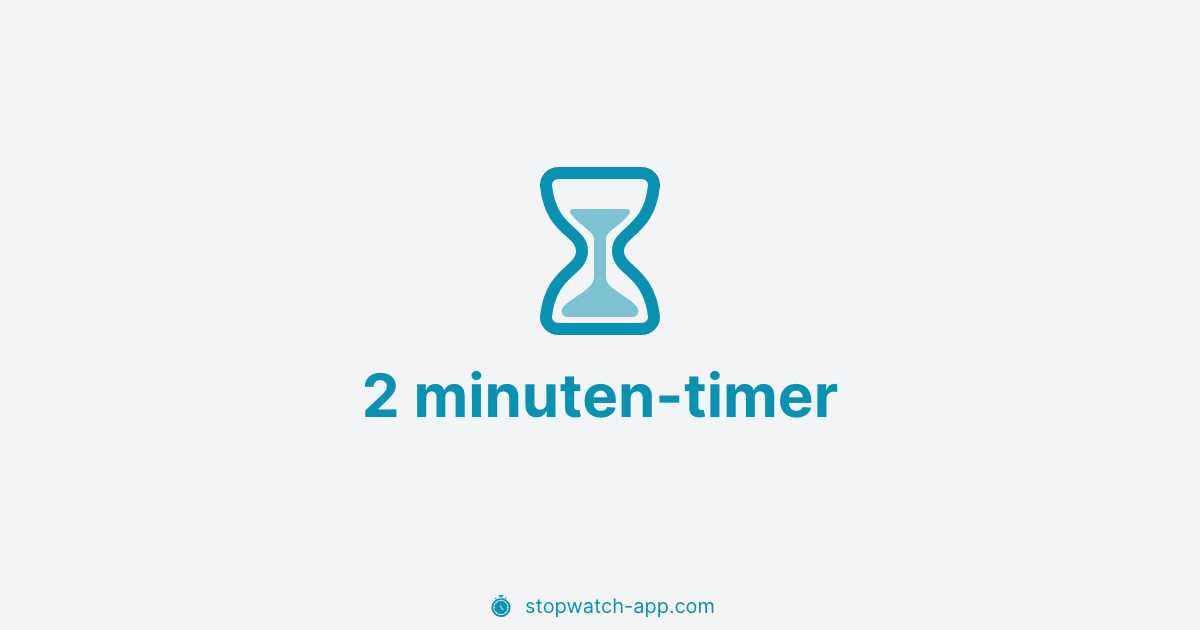 2 minuten timer | Stopwatch App