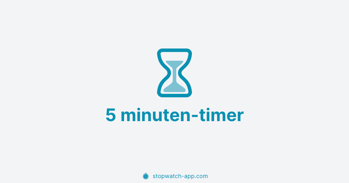 5 minuten timer