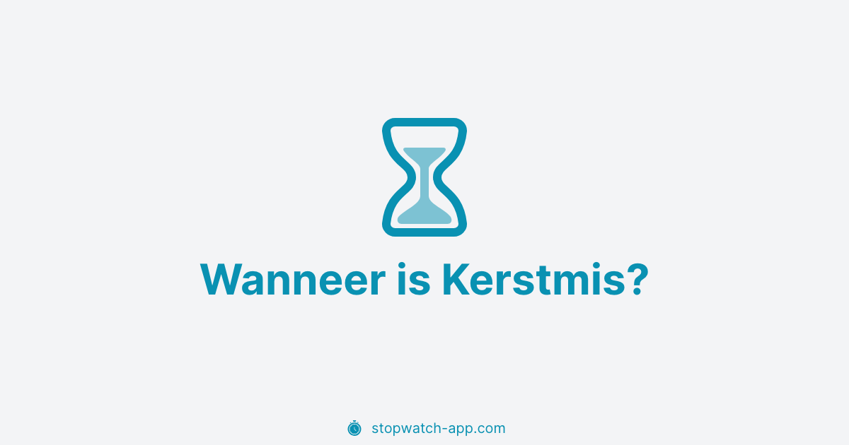 Wanneer is Kerstmis 2026?